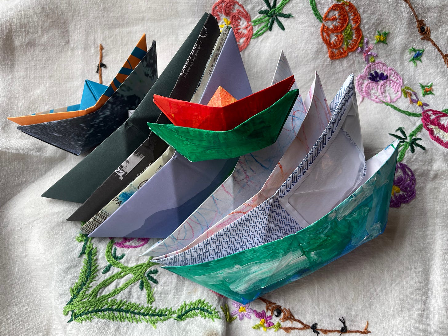 How to Make a Paper Hat - Letters from Jeni Hankins