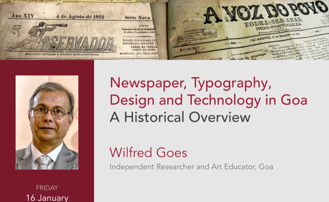 Newspaper Typography, Design and Technology in Goa: A Historical Overview
