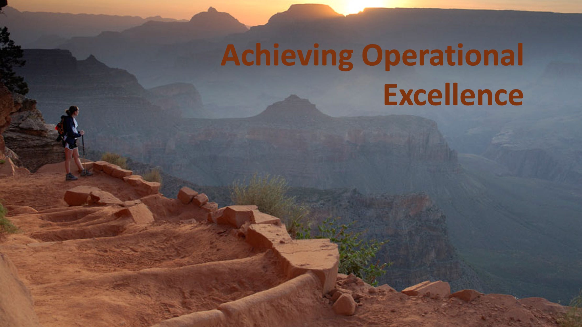 Achieving Operational Excellence: Lessons Learned
