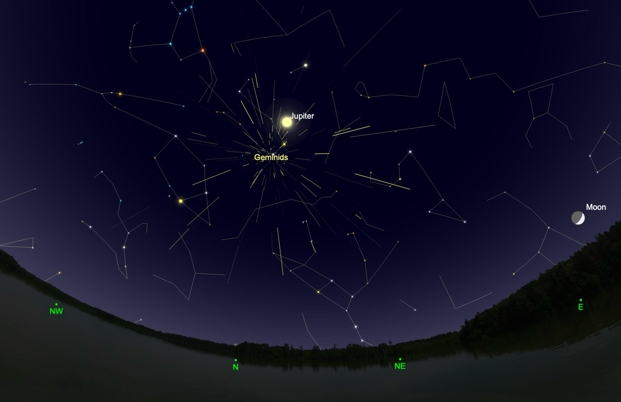 Meteor Geminids 2025 dah kembali!