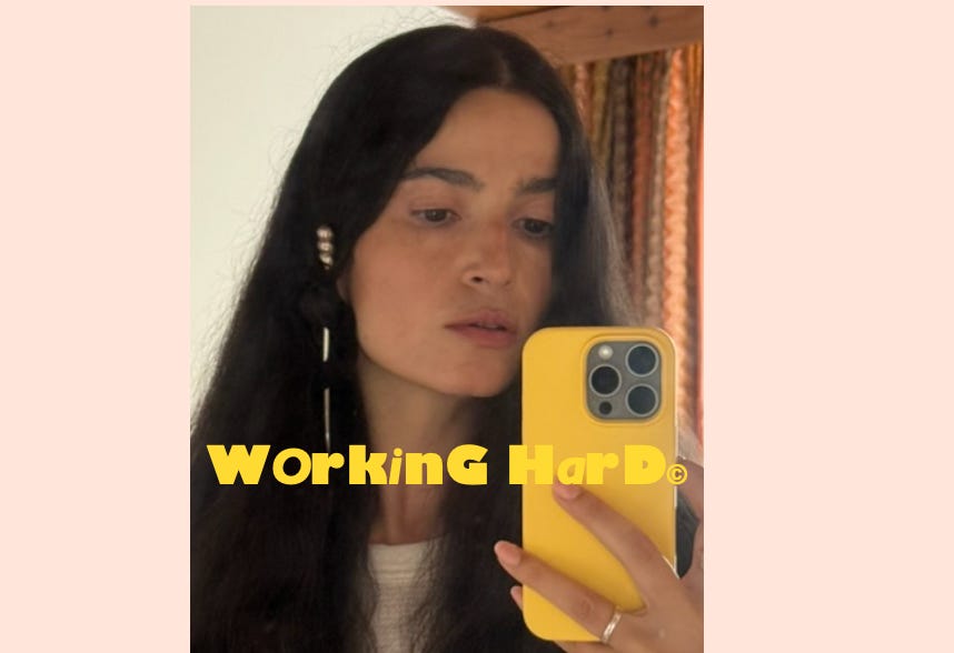WORK(ING) HARD ... WITH ELIANA RODRIGUEZ