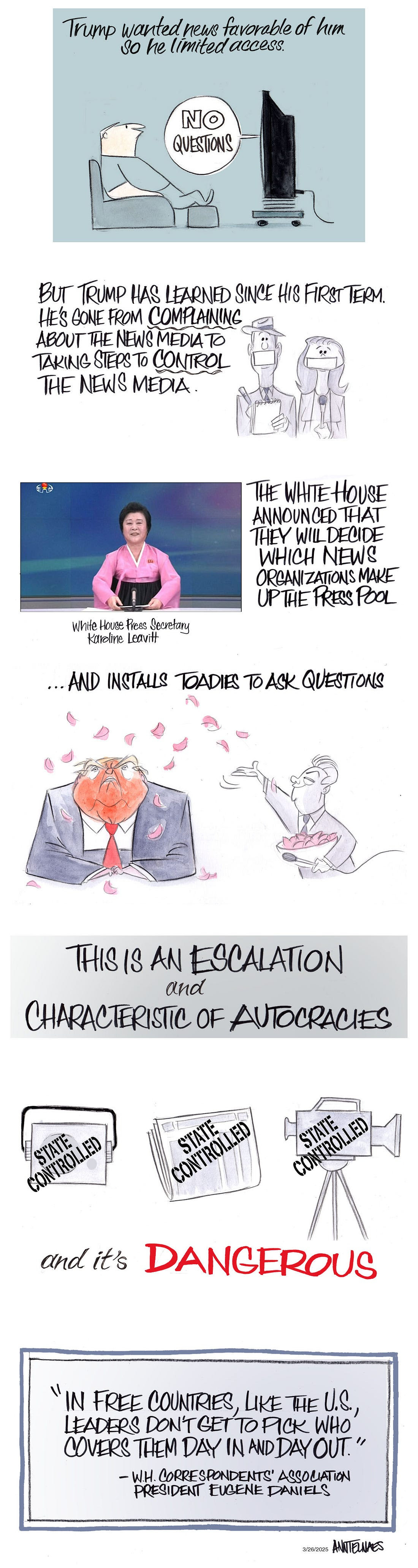 Ann Telnaes: How autocracies take over the news media