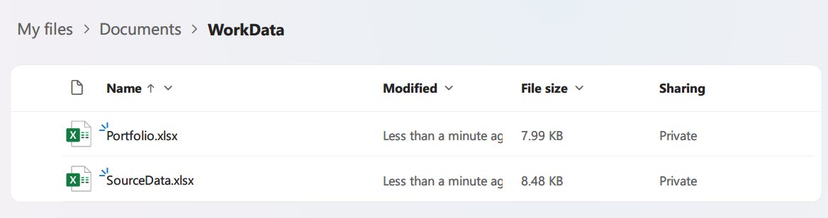 Link Data between Different Excel Online Files - by Dash