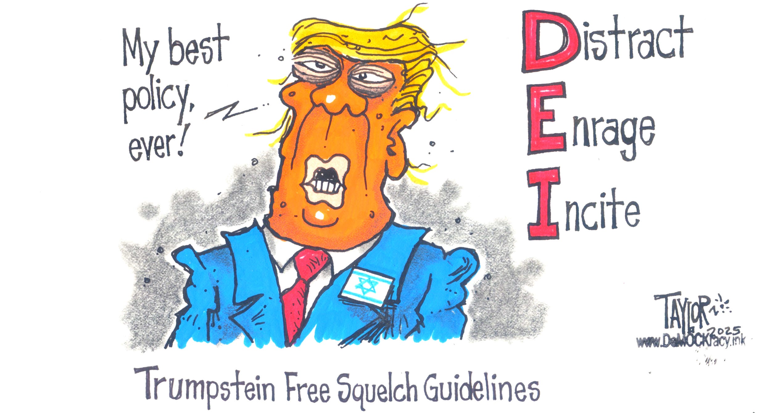 CARTOON: Trumpstein Goes Full-On DEI - by Mark Taylor