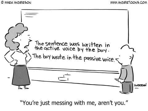 Zombies and weasels: Why the passive voice is so confusing