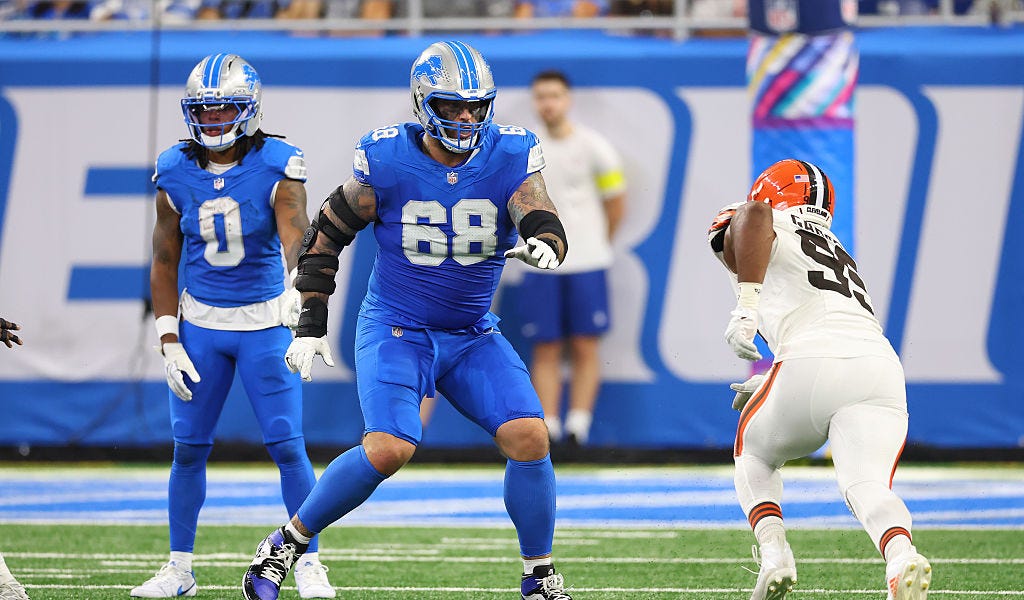 A frank conversation with Lions left tackle Taylor Decker about pain ...