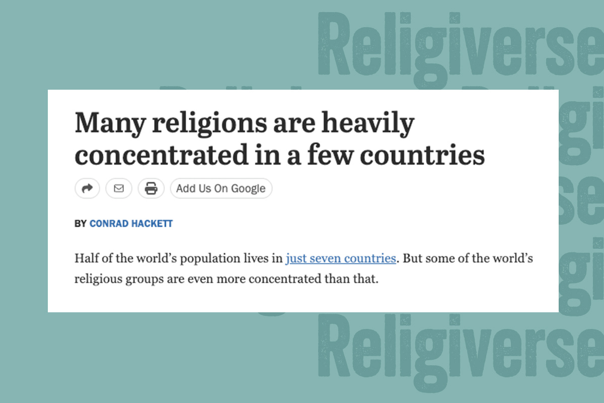 Faith is a Map: What you believe is based on where you live