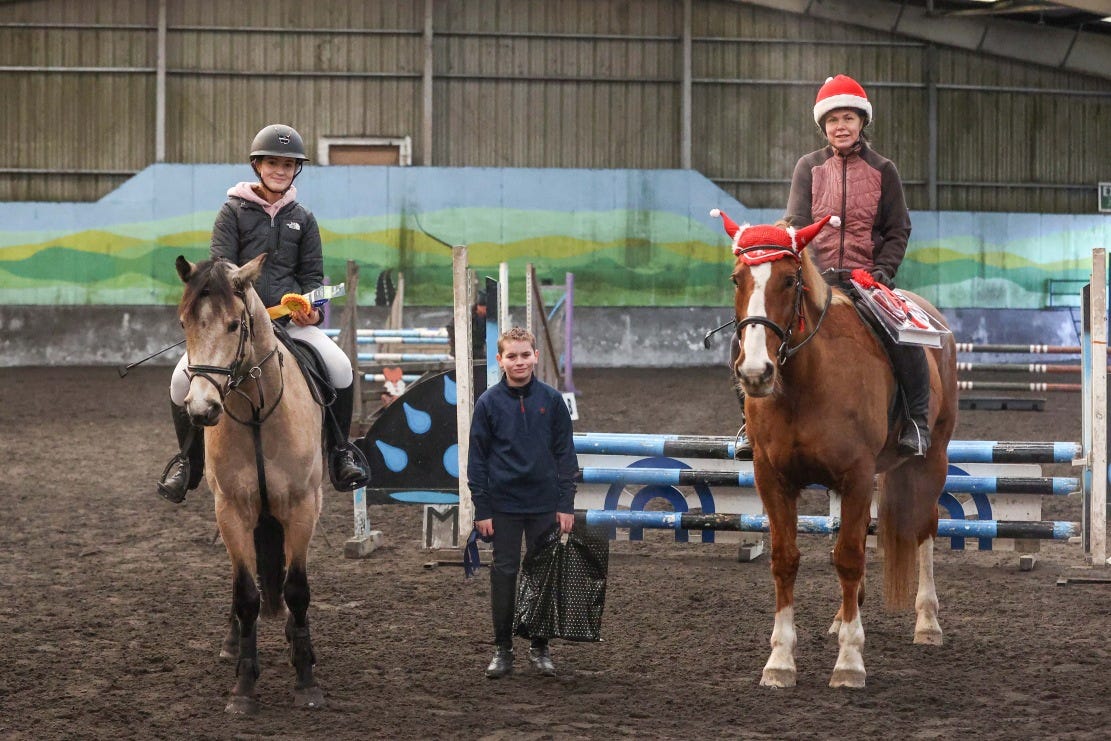 Christmas Derby challenges lead to an abundance of prizes at Connell Hill