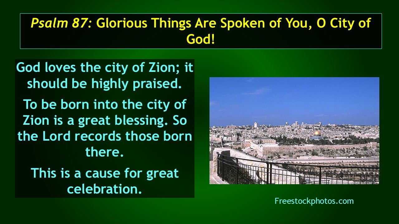 Glorious Things Are Spoken of You, O City of God!