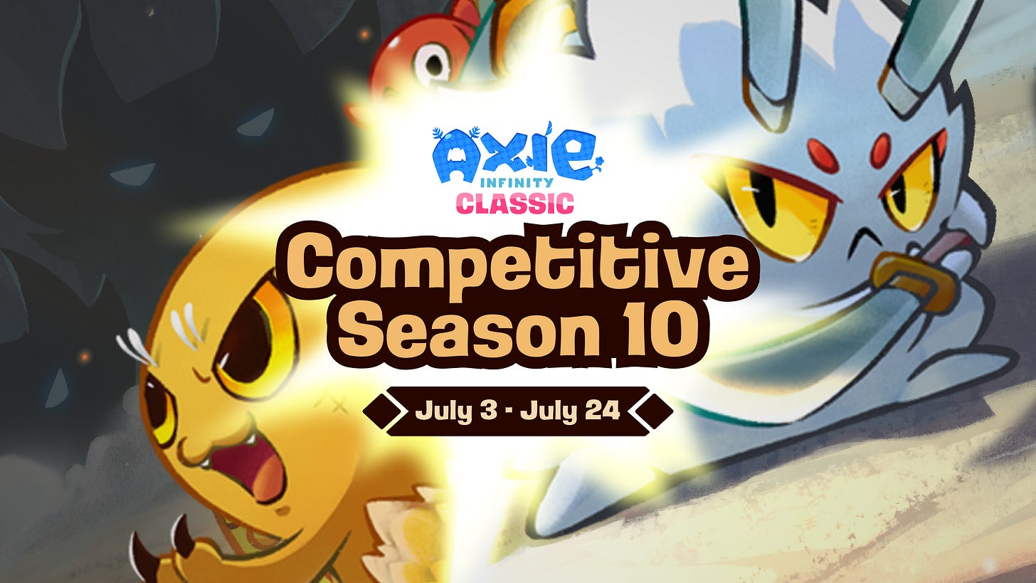 Axie Classic Competitive Season 10 is LIVE! - The Lunacian