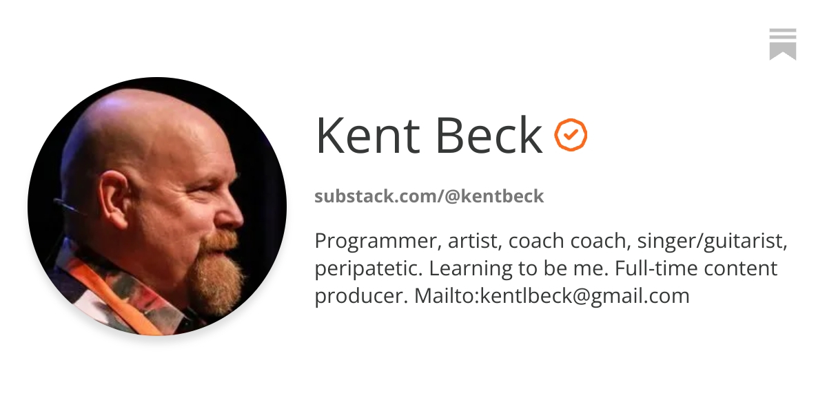 Kent Beck | Substack