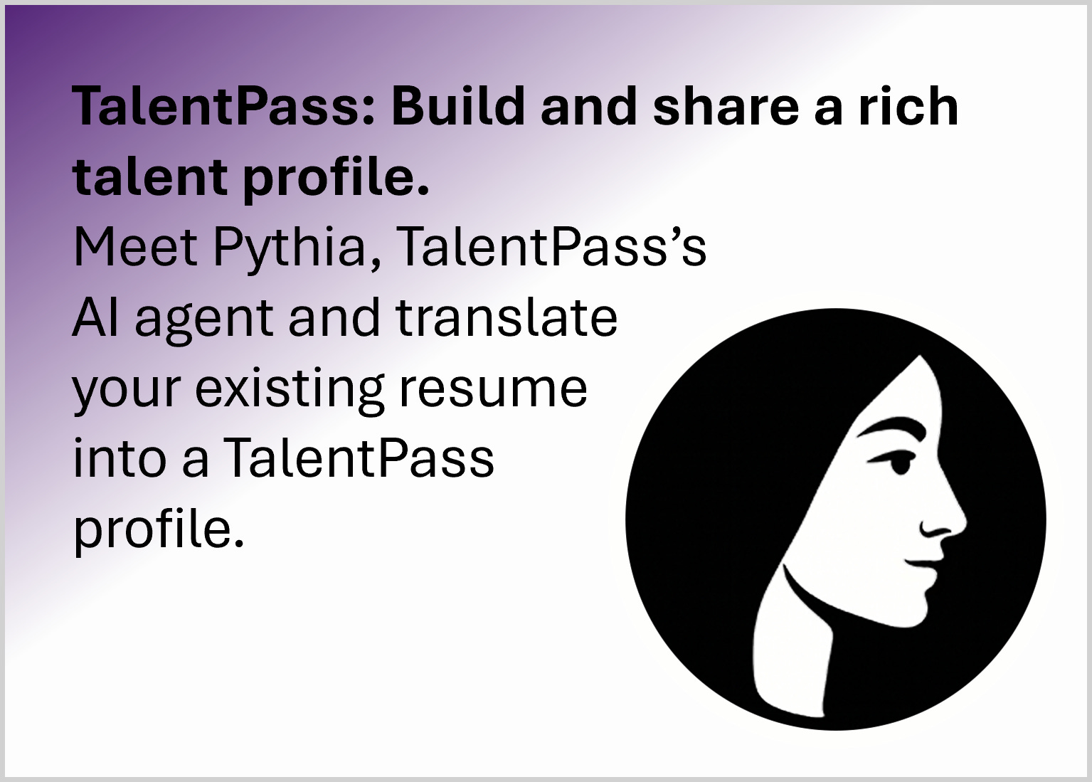 TalentPass: Build a talent profile - Badge Sandpit