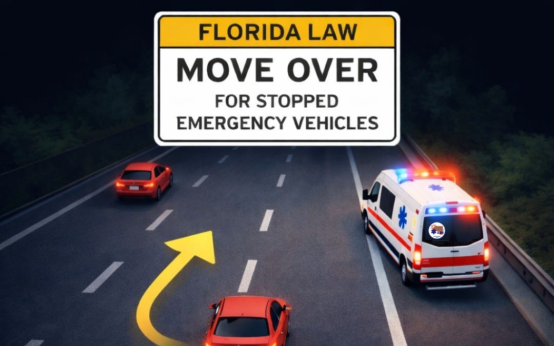 January Recognized as Move Over Awareness Month in Florida