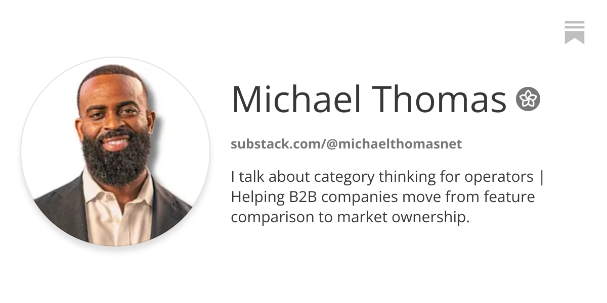 Michael Thomas | Substack
