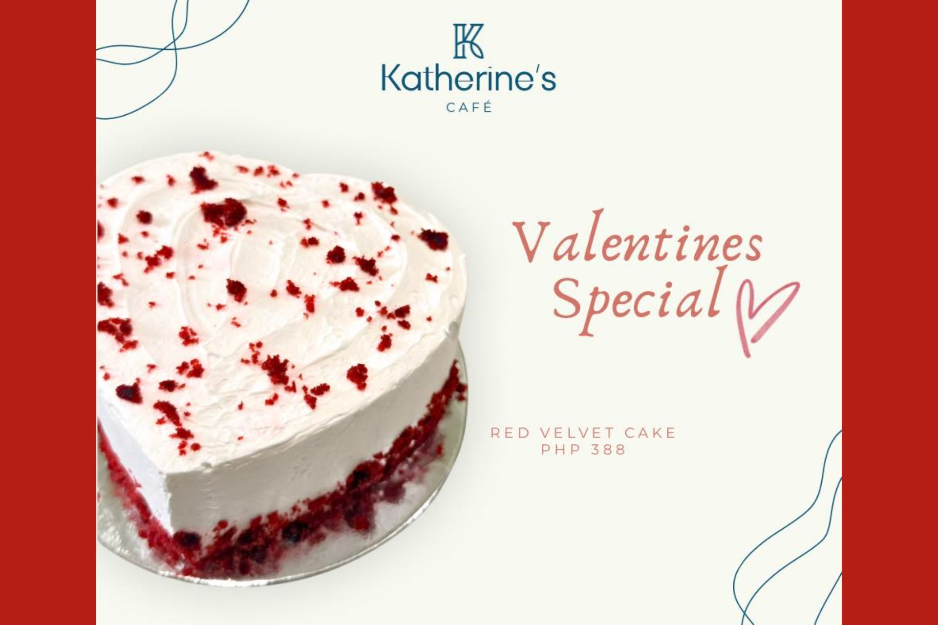 Katherine's Cafe Valentine's Special: Get a mini Red Velvet Cake for ...