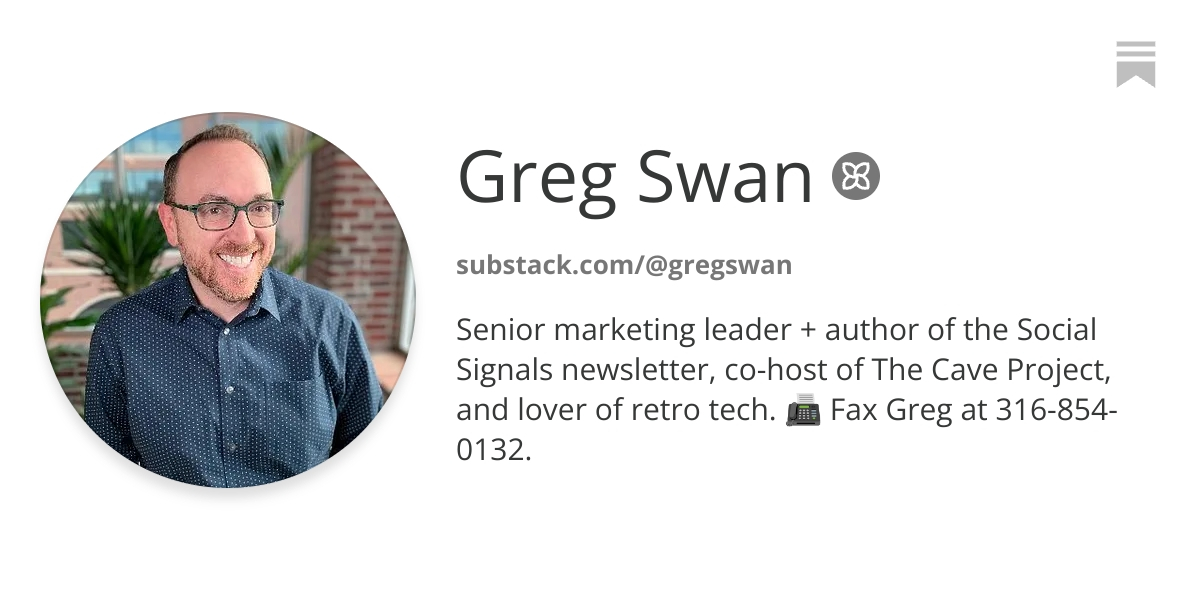Greg Swan | Substack