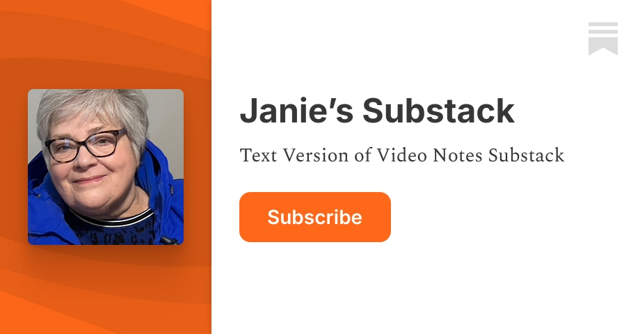 Janie’s Substack | Substack