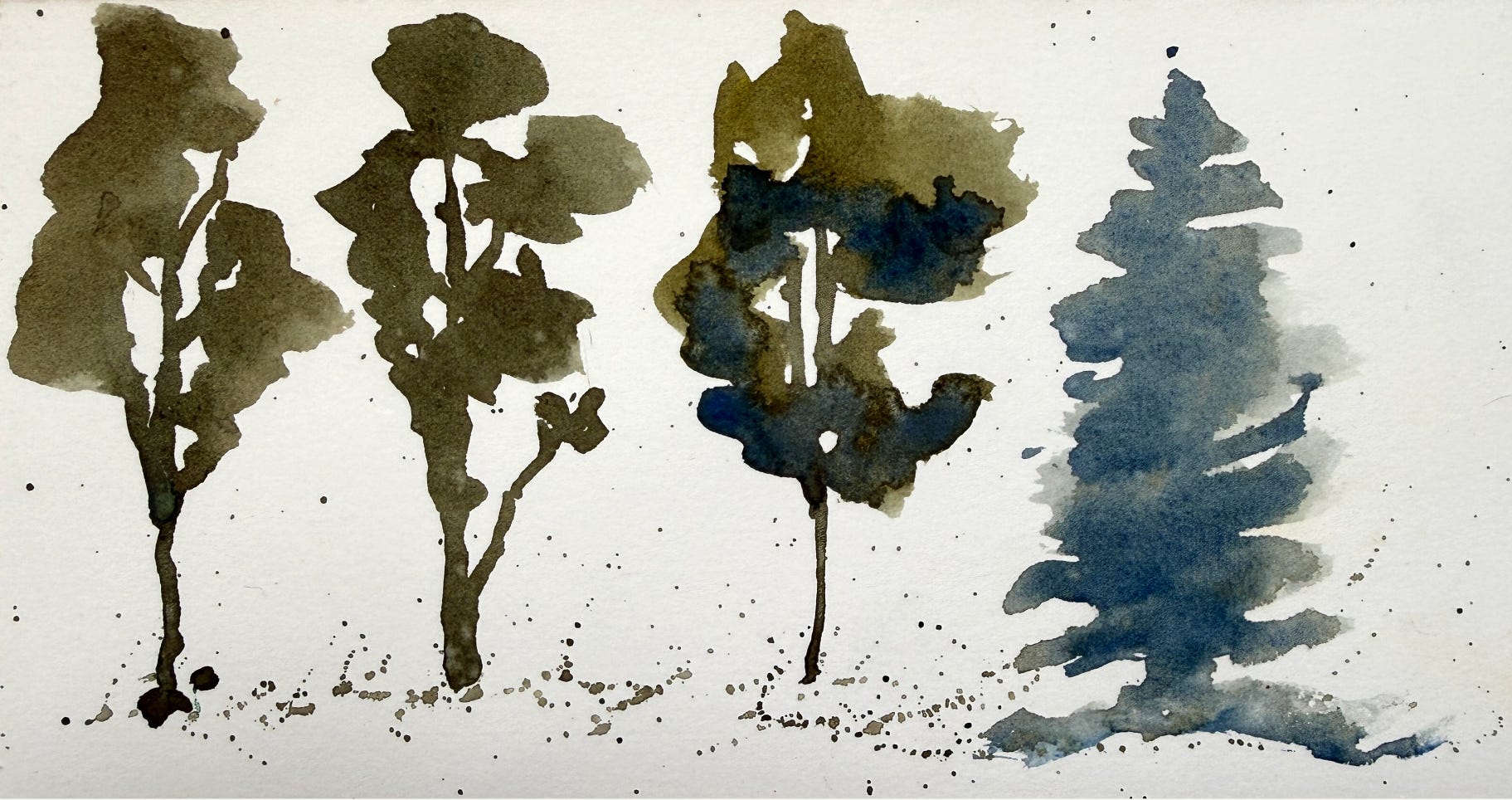 More is Less - Watercolour Workout