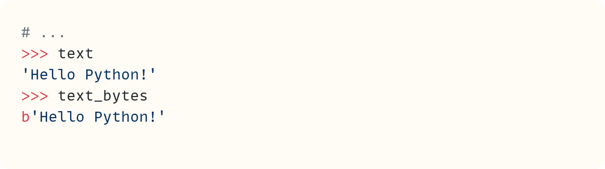 `bytes`: The Lesser-Known Python Built-In Sequence • And Understanding ...