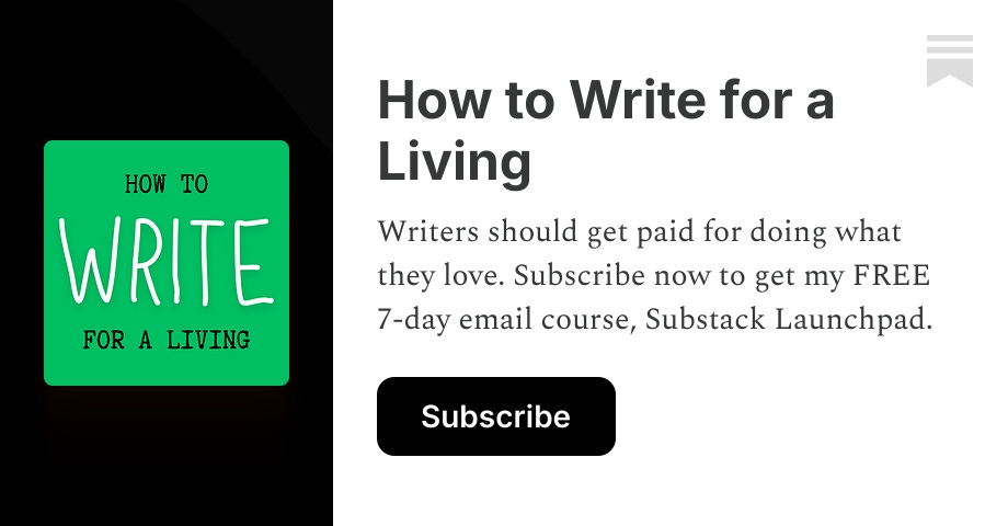 How to Write for a Living | David McIlroy | Substack