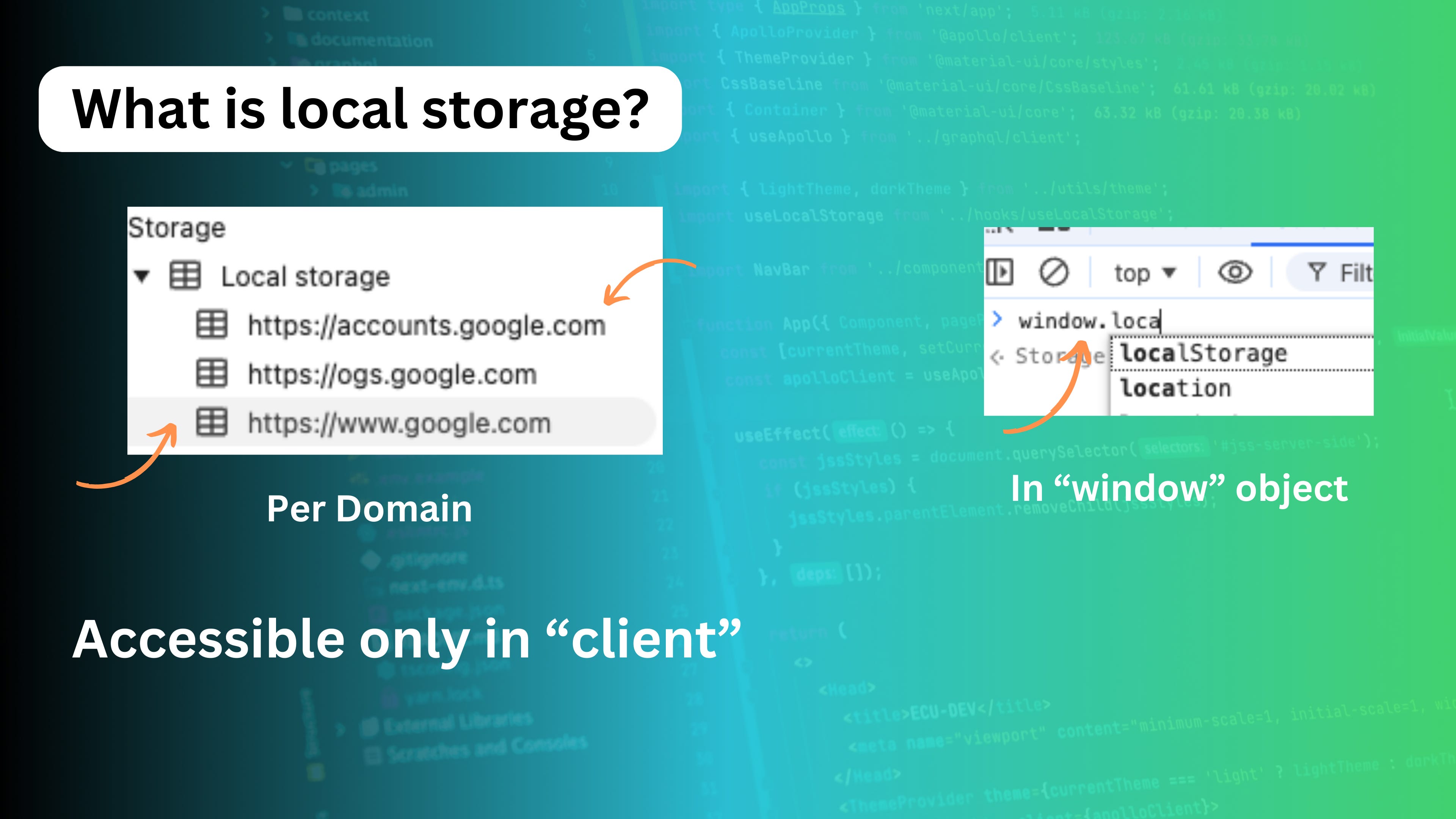 1) Local Storage in JavaScript: What, Why, and How? | Frontend ...