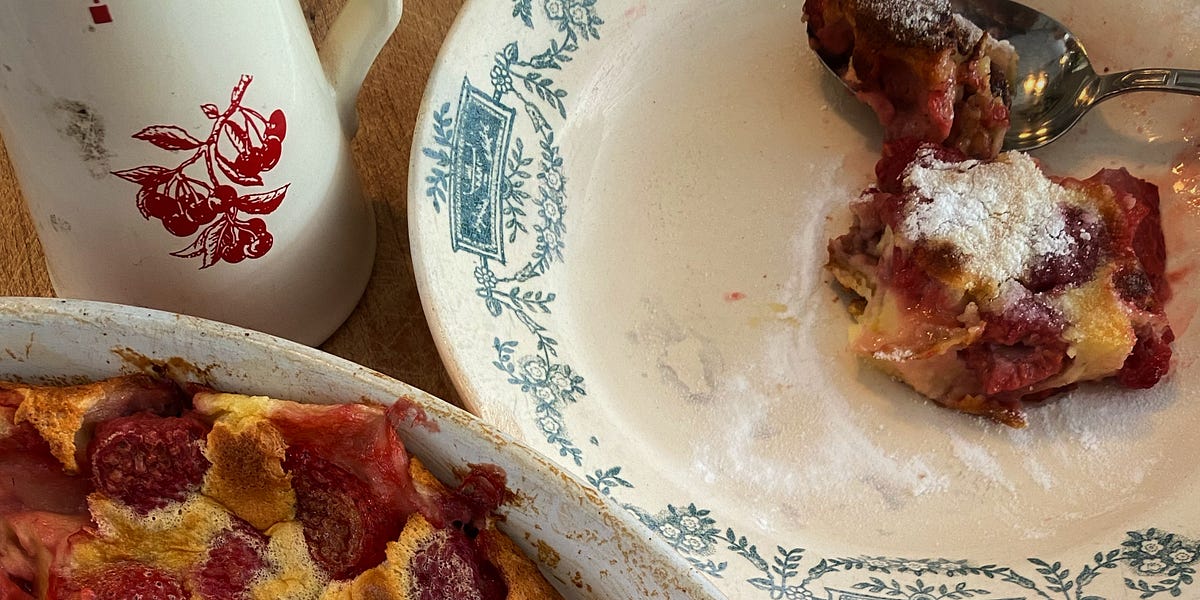 raspberry clafoutis bbc