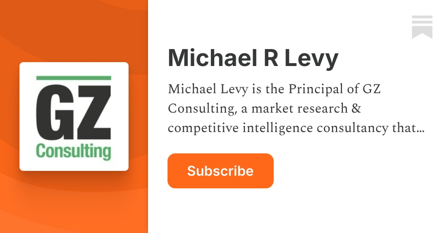 Michael R Levy | Substack