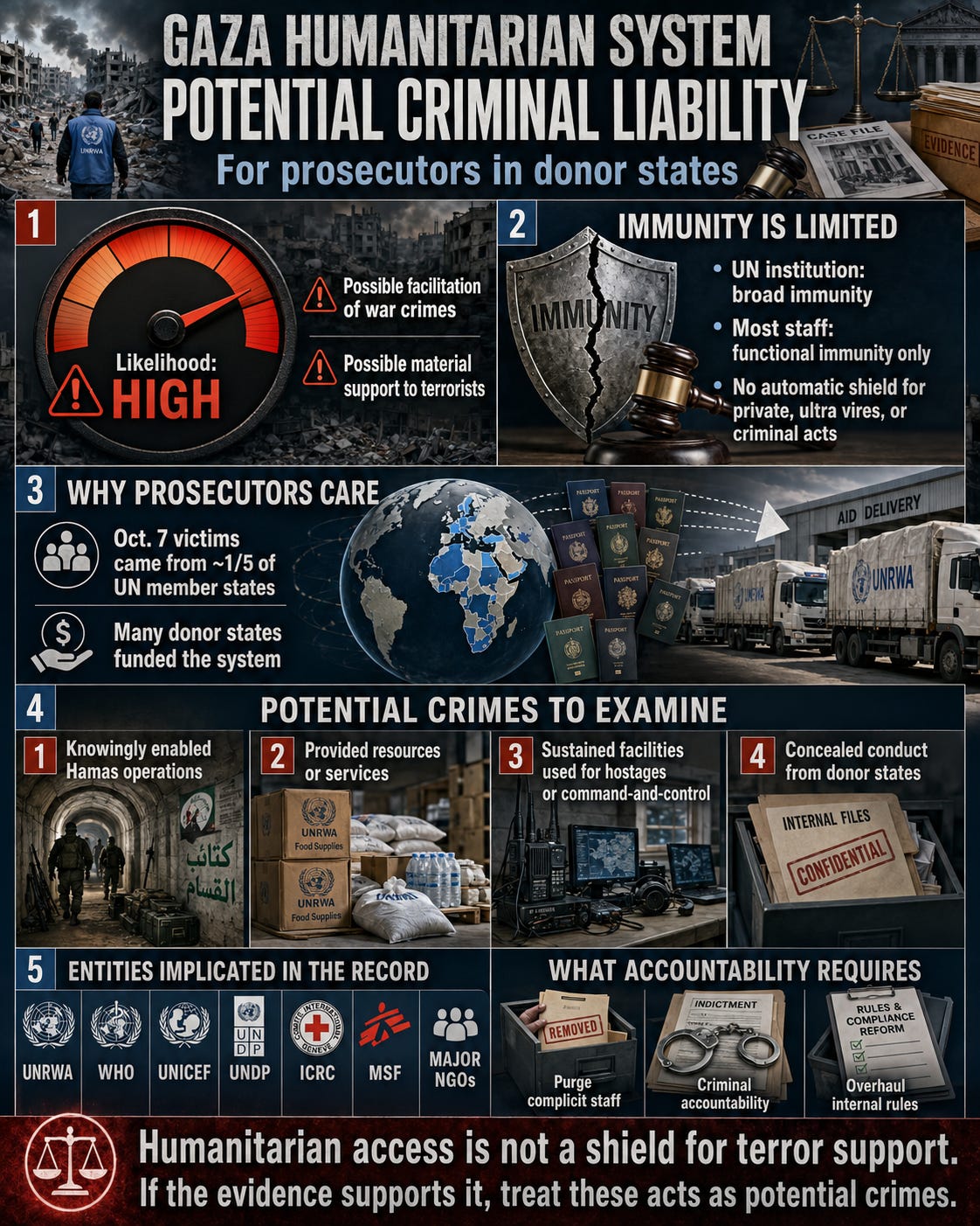 A Prosecutor’s Guide to Criminal Liability for the UN and ICRC