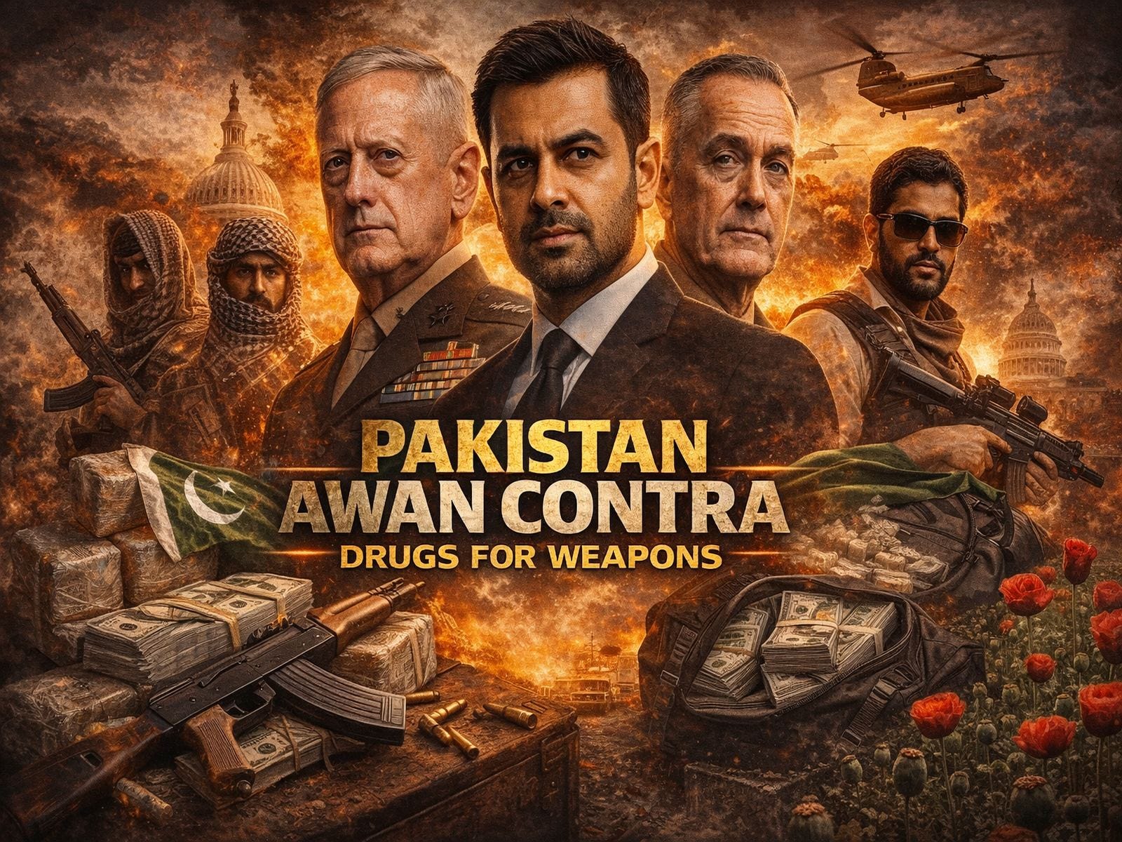 Pakistan Awan Contra - Drugs For Weapons In The US Congress