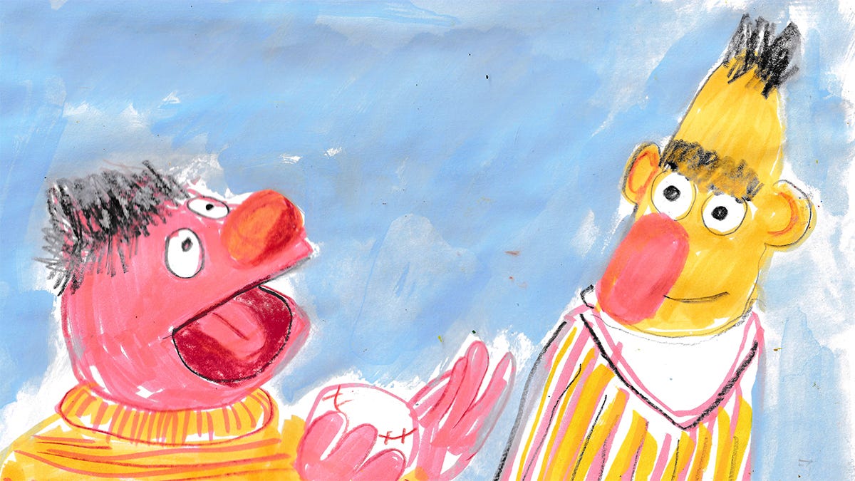Sesame Street Drawing Session Replay - by Beth Spencer