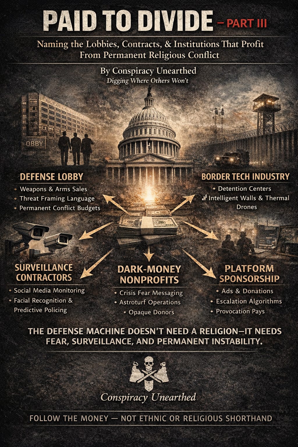 PAID TO DIVIDE — PART III - Conspiracy Unearthed