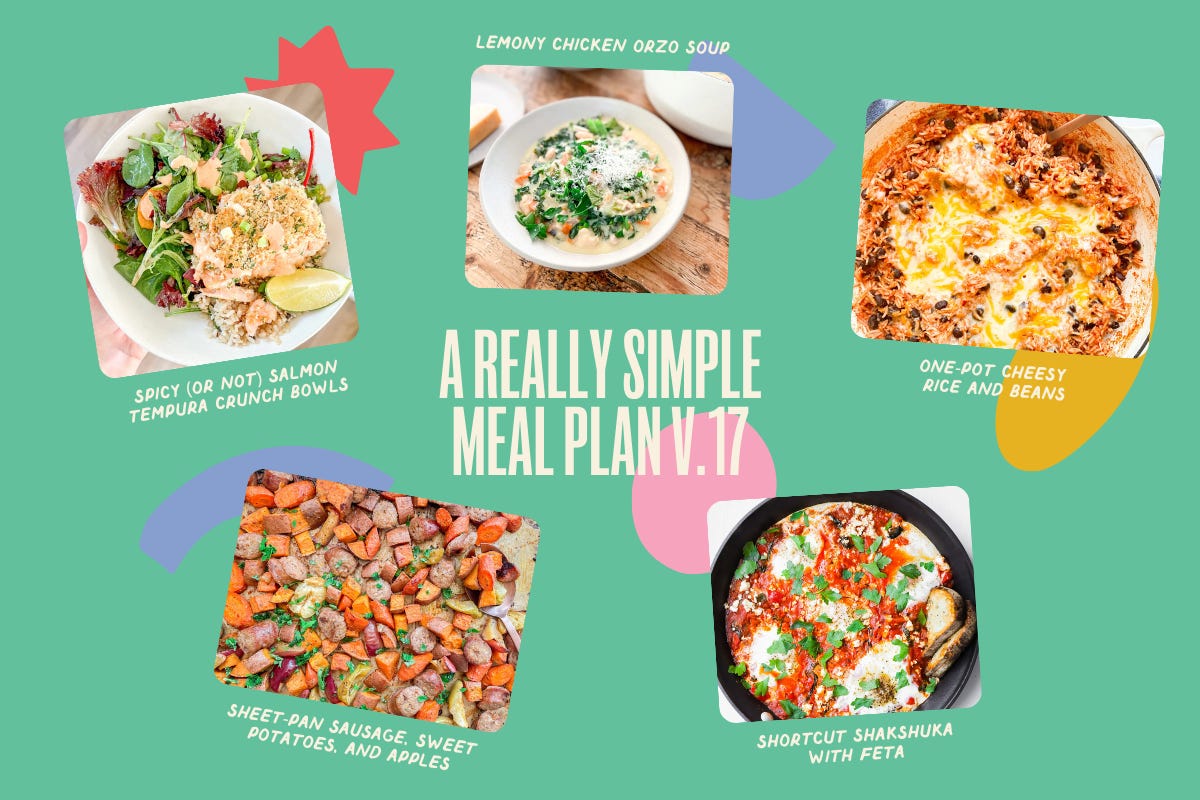a really simple meal plan v.17