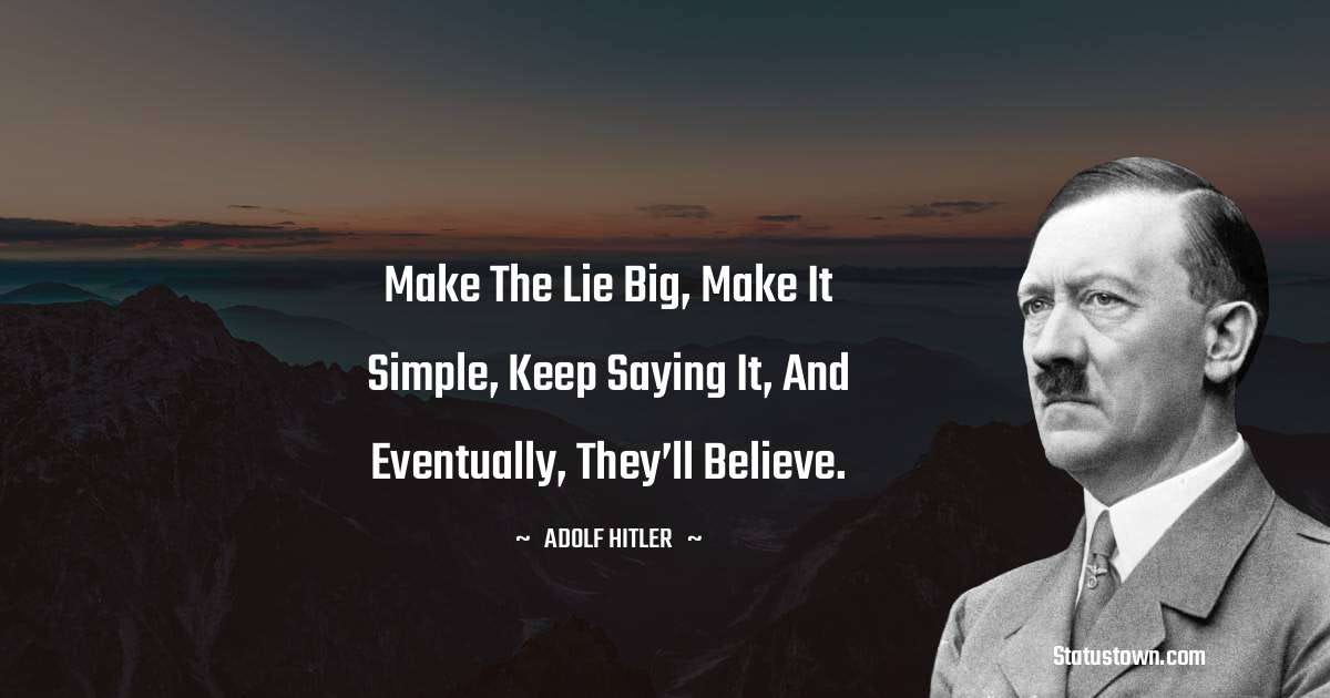 "The Big Lie" - by Charles K Summers