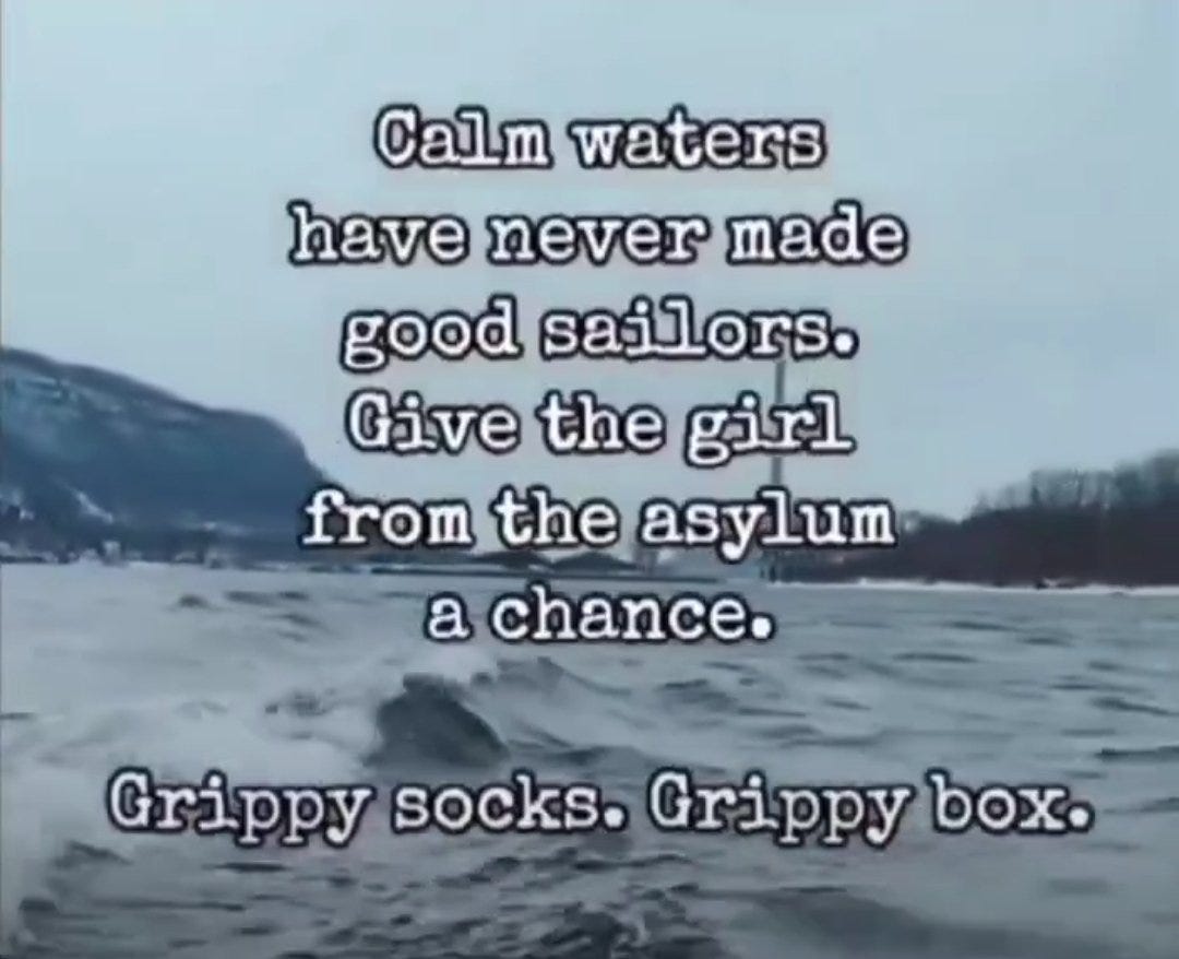Grippy Socks - by Jackson Veigel - The Overview Effekt