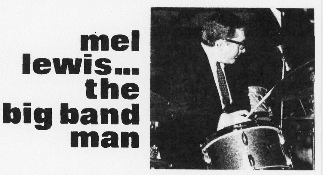 Mel Lewis - The Big Band Man by Dan Morgenstern