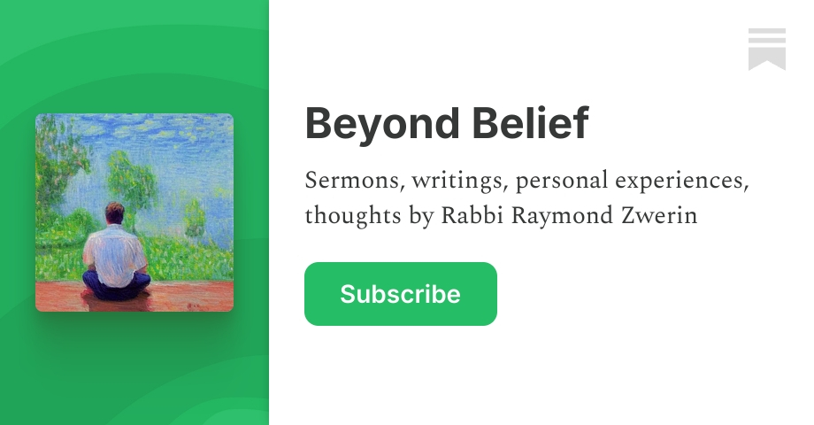 Beyond Belief | Ray Zwerin | Substack