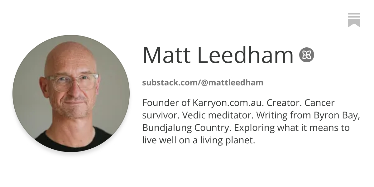 Matt Leedham | Substack