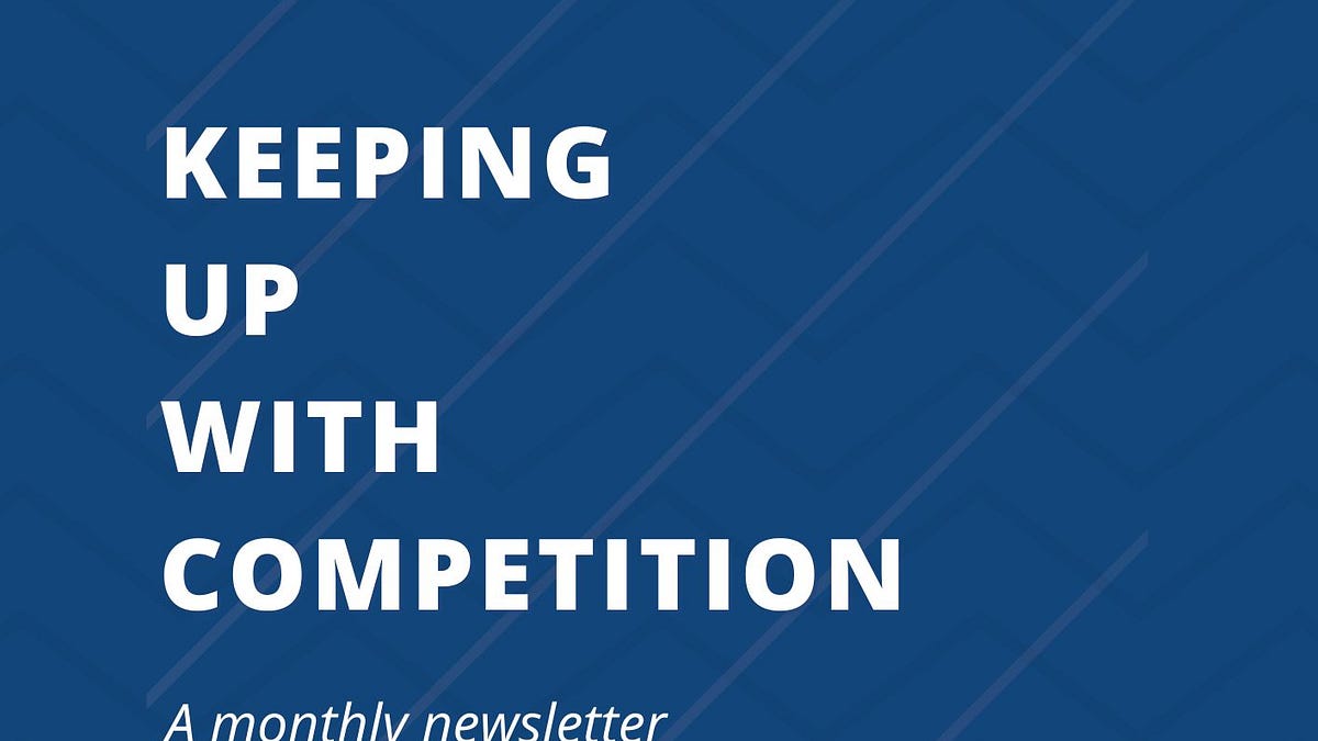 Keeping up with Competition - January 2026
