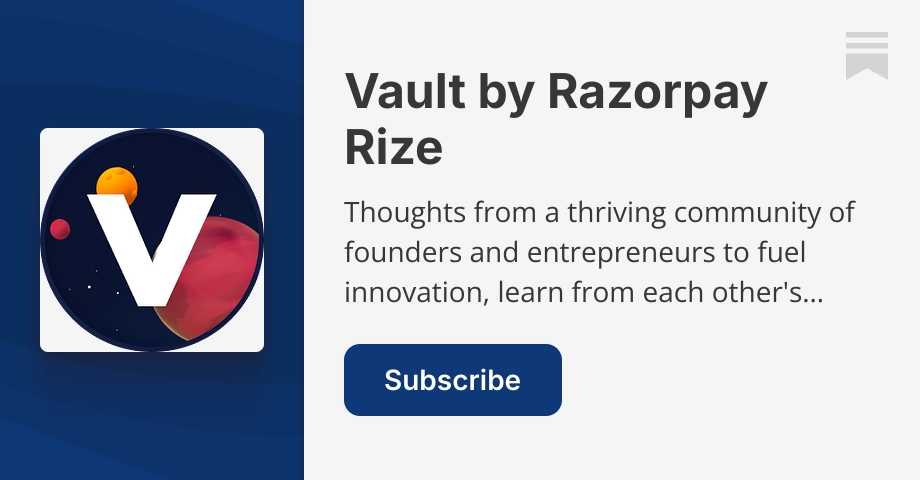 About - Vault by Razorpay Rize