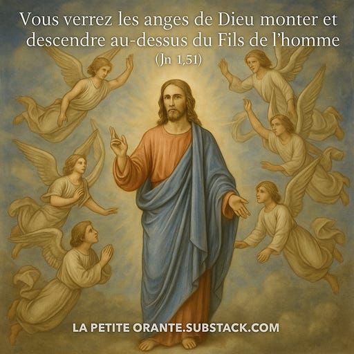 🛡️ L’archange en armure et le ciel qui s’ouvre