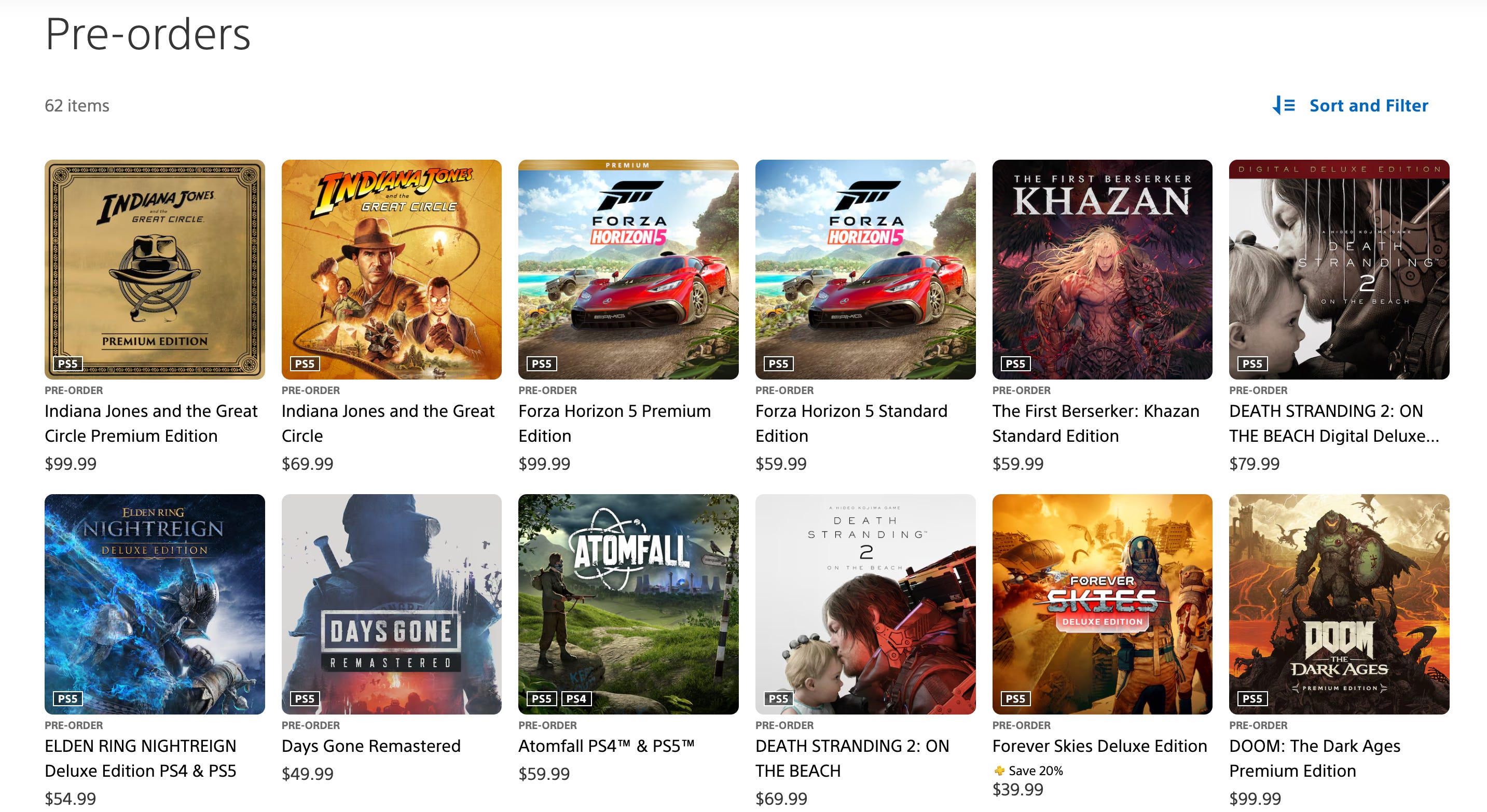 Xbox games are dominating the pre-order charts on PS5