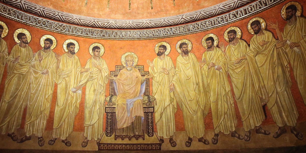 How does the power of the Apostles’ prayer continue in the Church?