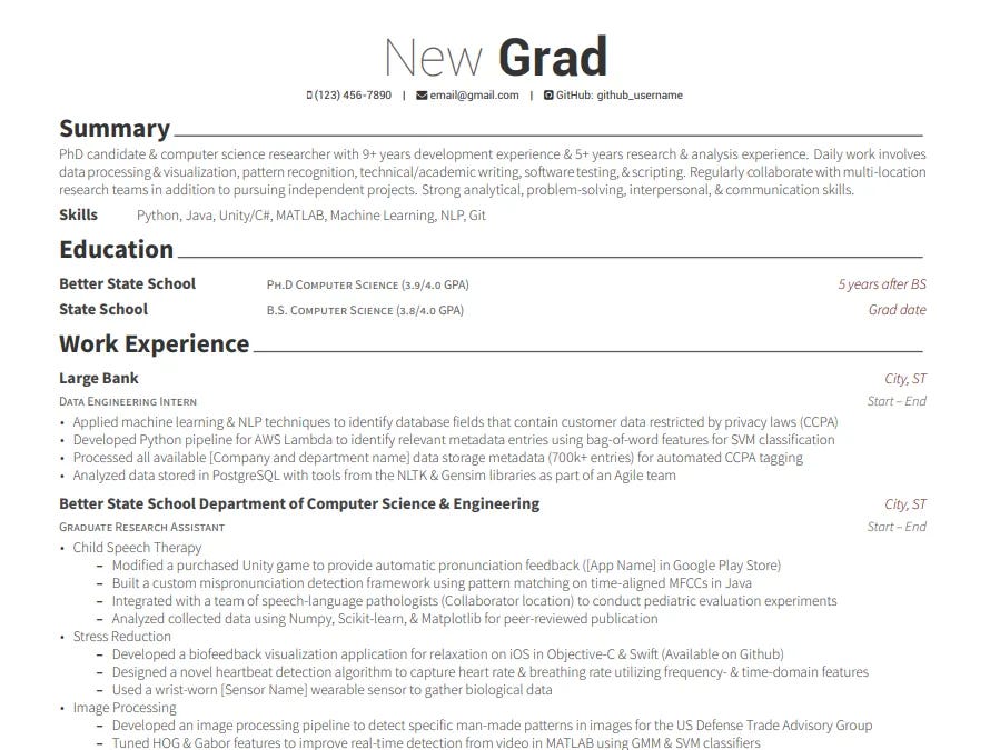 Free & open-source resume tools and templates