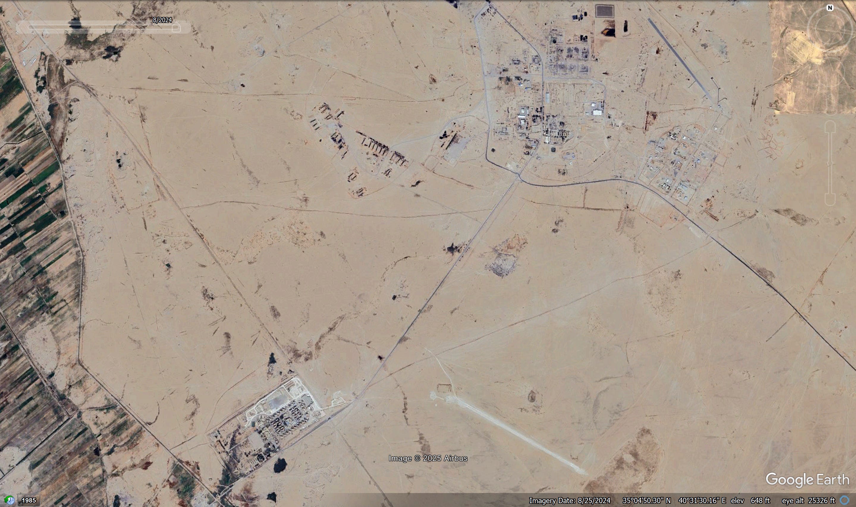 The American military footprint in northeastern Syria