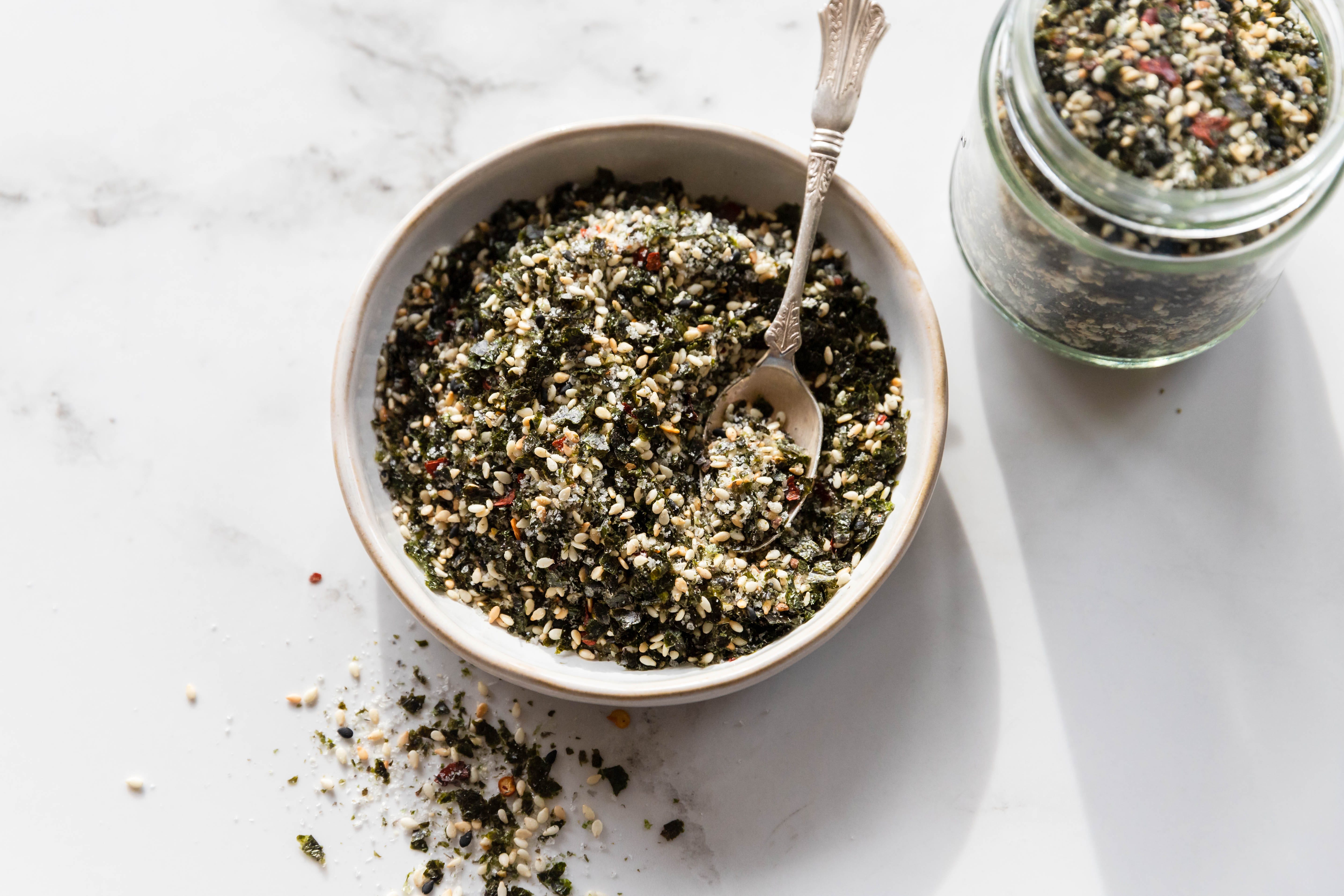 Seaweed, sesame and chilli salt to bring some sparkle to your plate ...