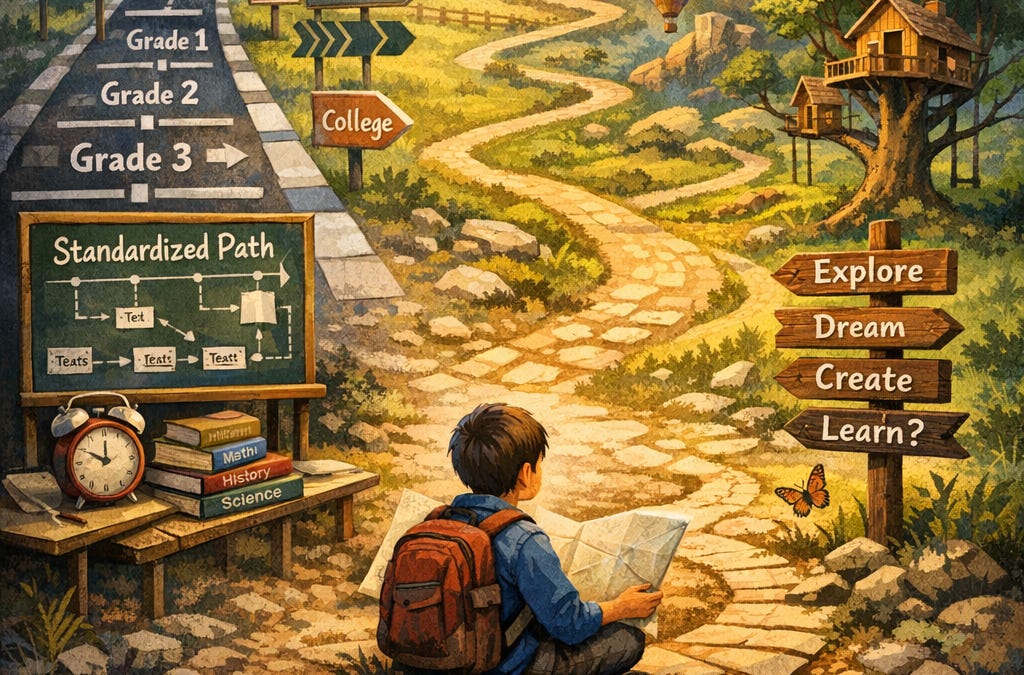 A Wondering: Life Isn’t Prescribed, So Why is School?