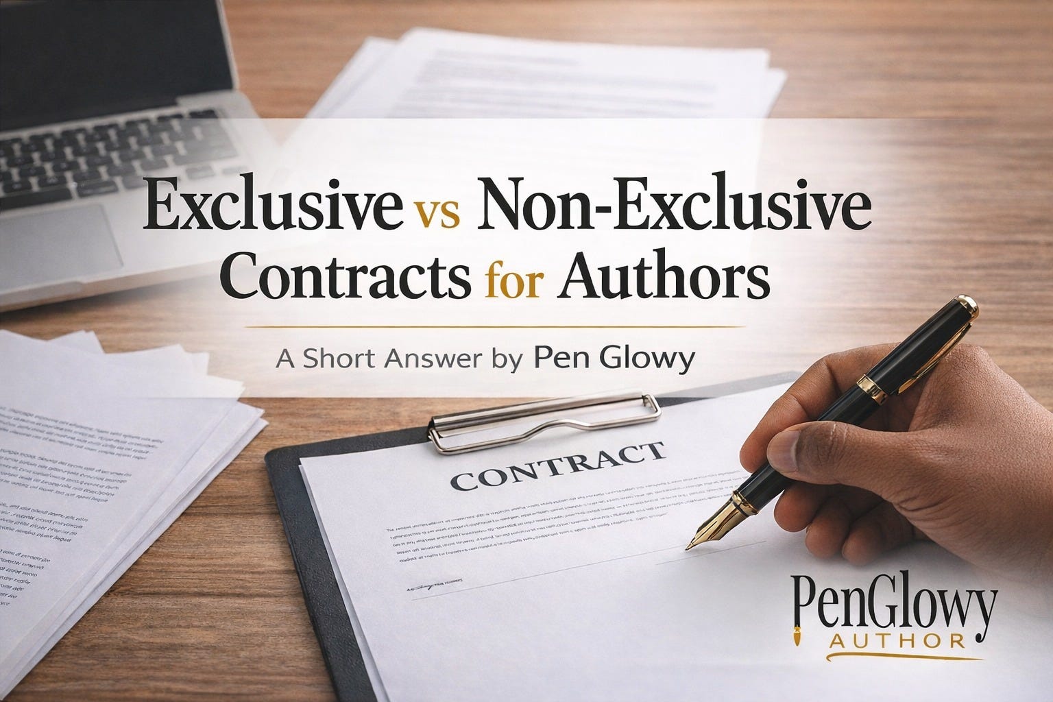 SHORT ANSWER: Exclusive vs Non-Exclusive Contracts for Authors
