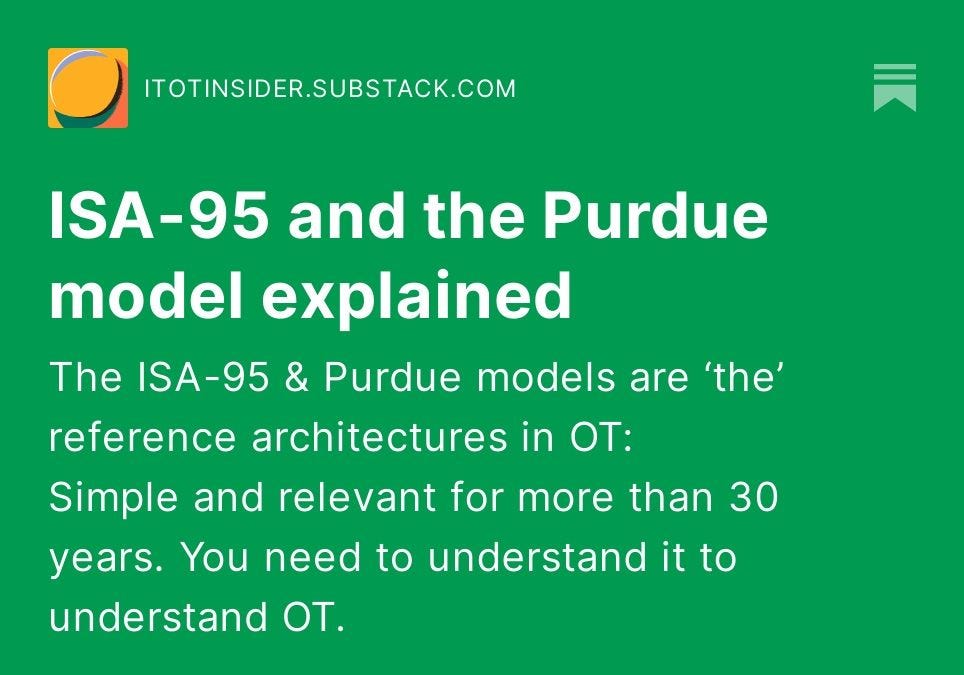 ISA-95 and the Purdue model explained