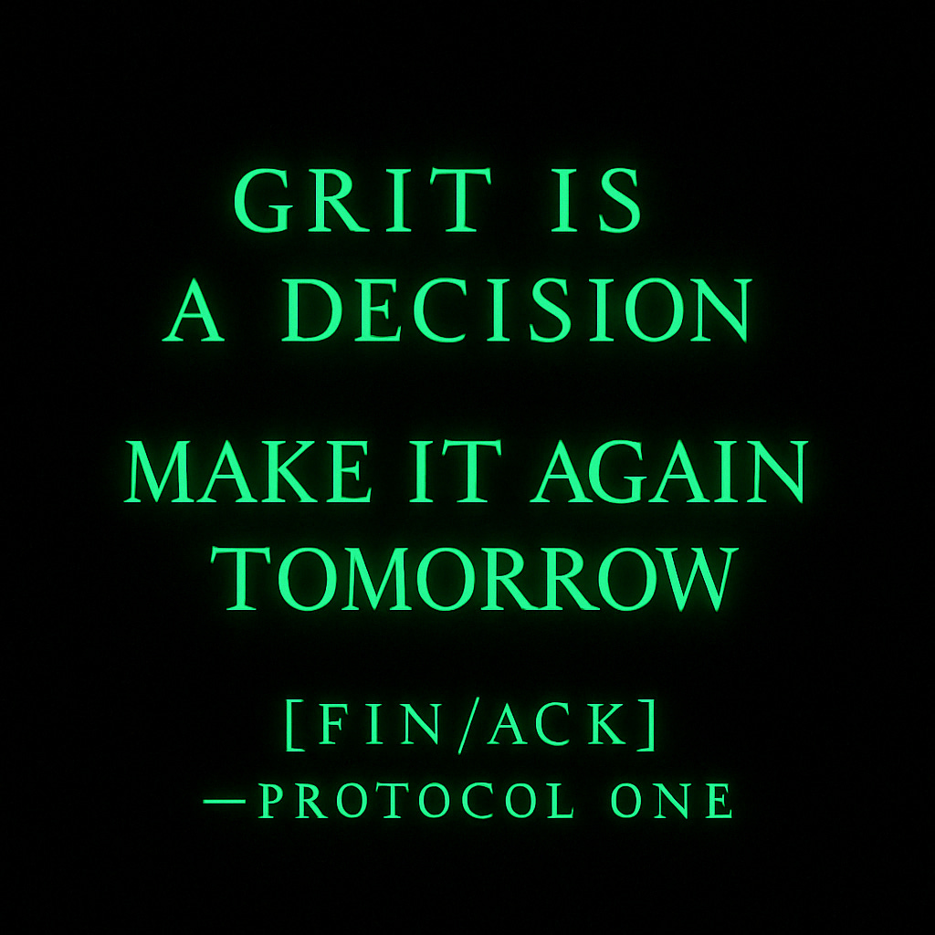 Book Review: Grit by Angela Duckworth - Protocol One