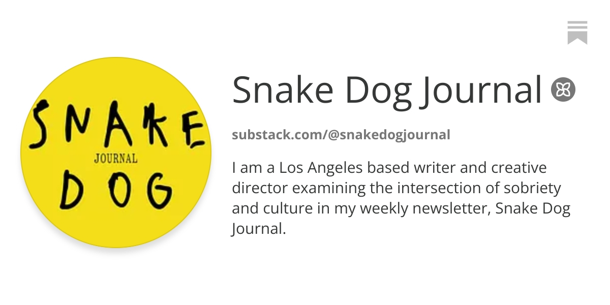 Snake Dog Journal | Substack